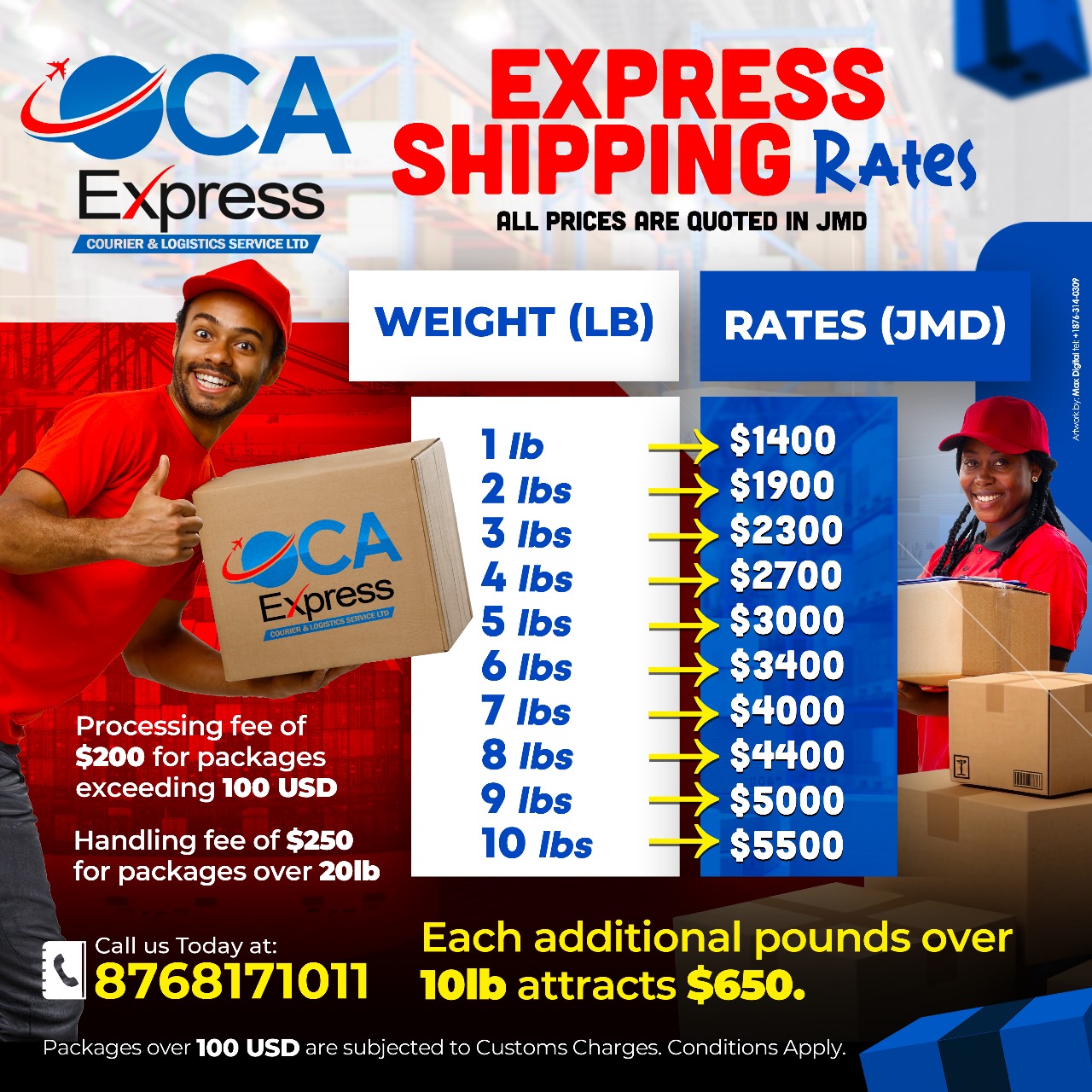 Contact – OCA Express